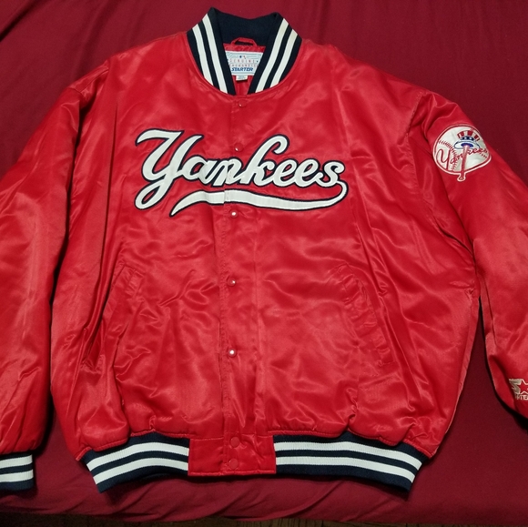 STARTER | Jackets & Coats | 3xl Red Yankee Jacket | Poshmark